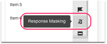 How the Response Masking Setting in the Activity Editor Works – Learnosity Author Guide