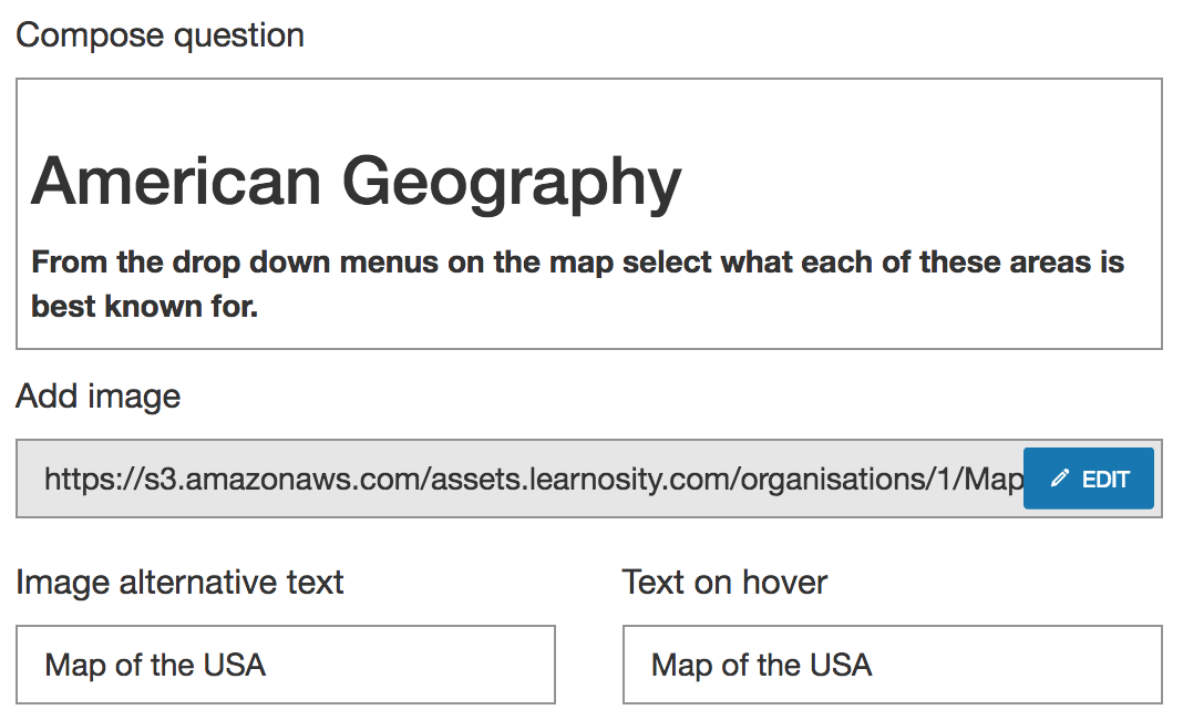 Label Image with Drop Down – Learnosity Author Guide