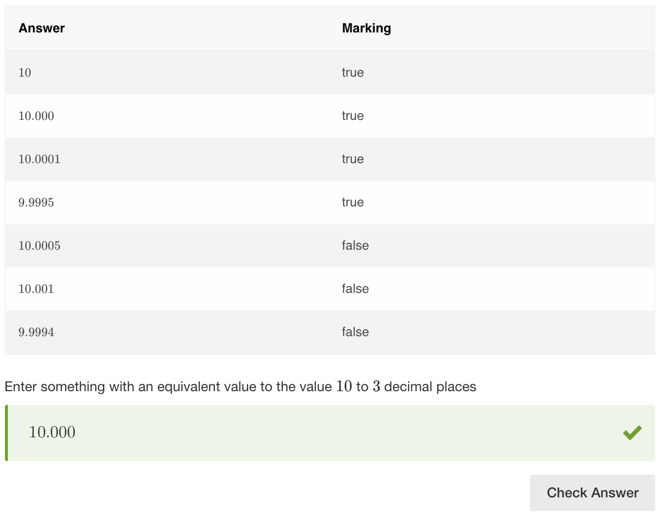 equivValue – Learnosity Author Guide