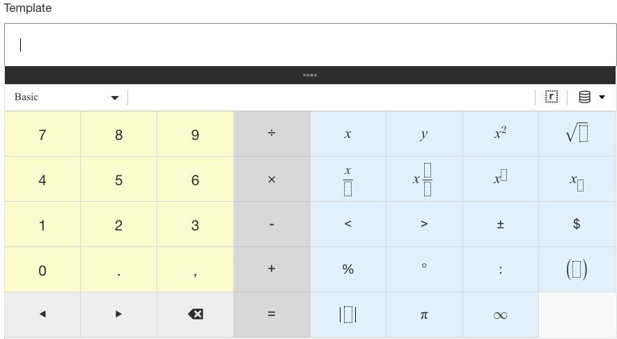 Using Math Variables In The Dynamic Content Data Table Learnosity Author Guide