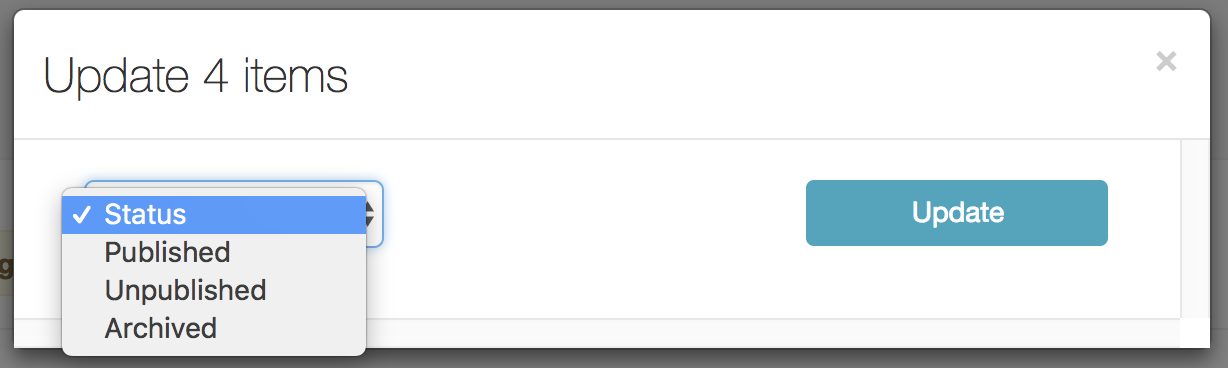 Using Bulk Updates to Update the Item Status and Tags – Learnosity ...