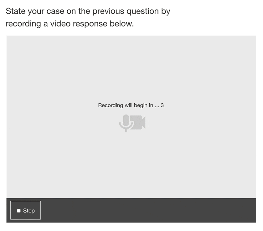 Video Recorder – Learnosity Author Guide