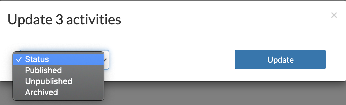 Updating the Activity Status and Tags with Bulk Updates – Learnosity ...