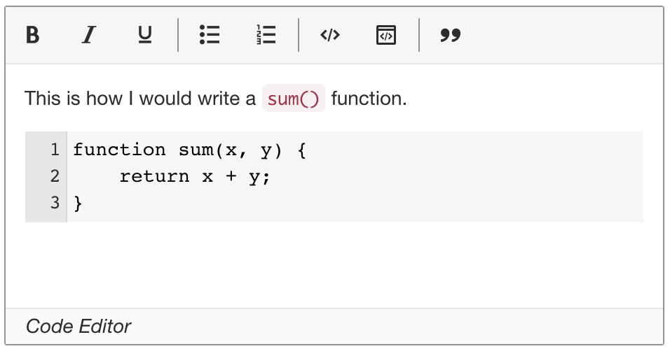 Essay with Rich Text – Learnosity Author Guide